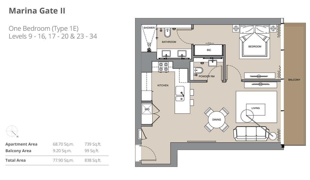 Gallery for The Residences at Marina Gate II, Dubai