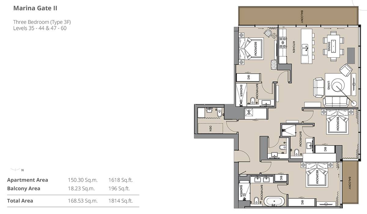 All photos for The Residences at Marina Gate II, Dubai