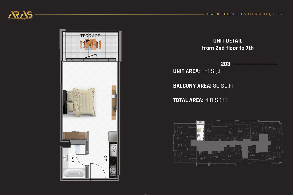 ARAS Residence | Apartments in Dubai
