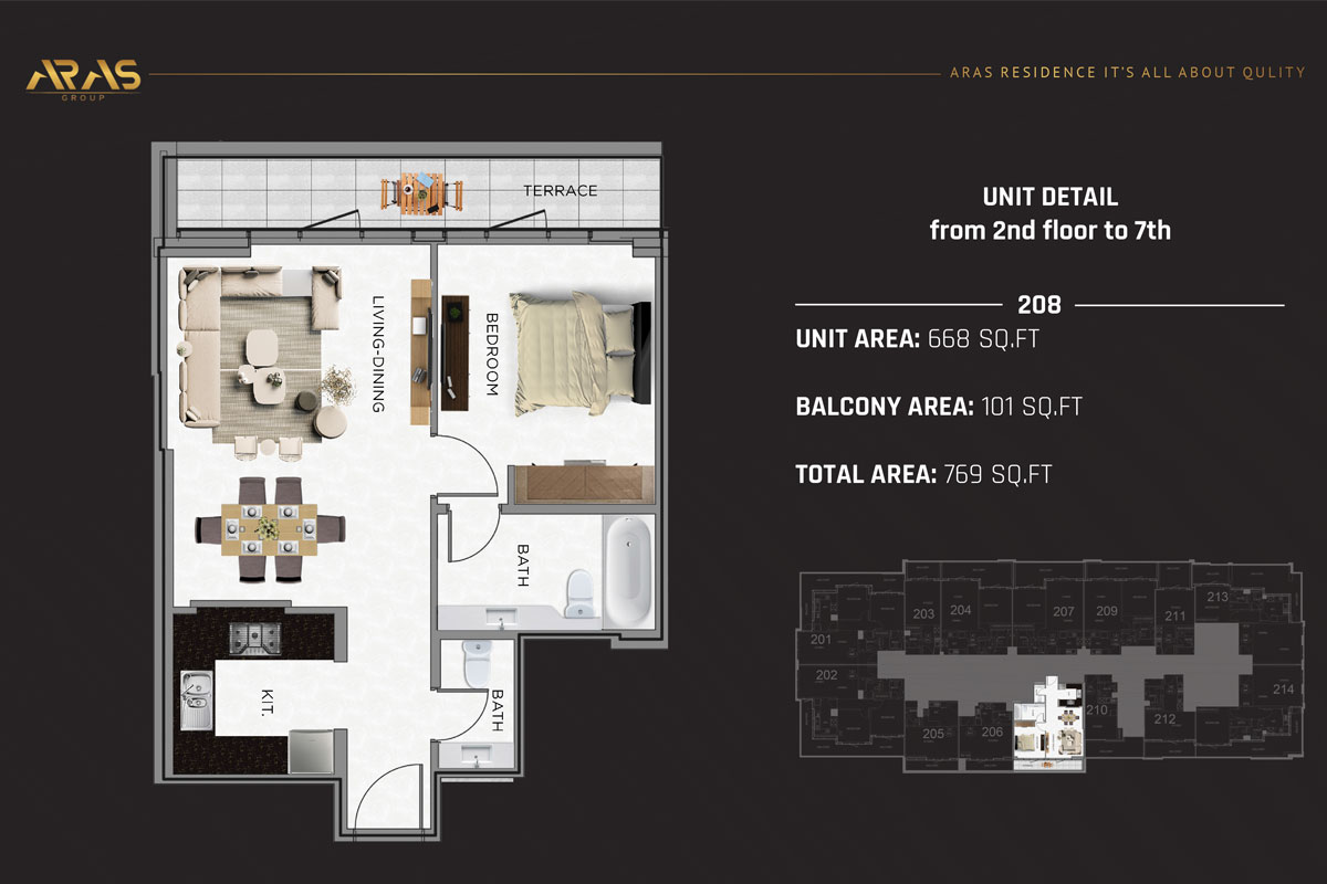 ARAS Residence | Apartments in Dubai