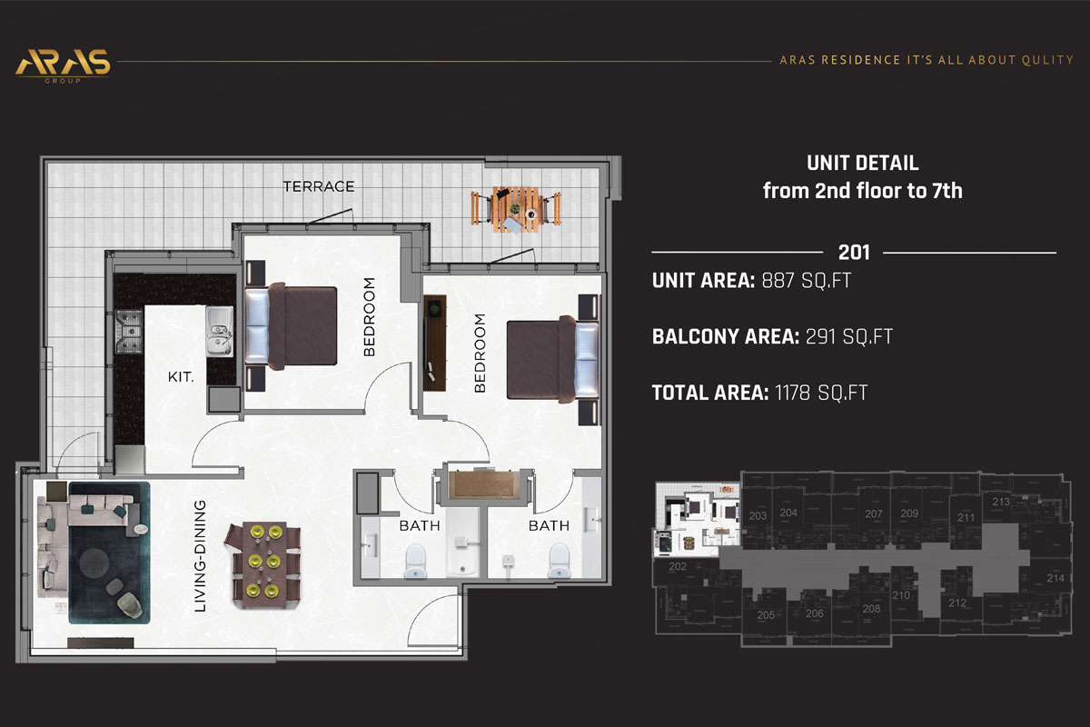 ARAS Residence | Apartments in Dubai