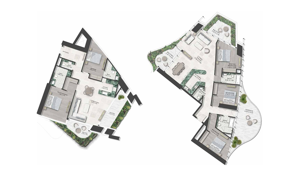 Safa One Dubai | Damac Properties Apartments for sale in Dubai Creek ...