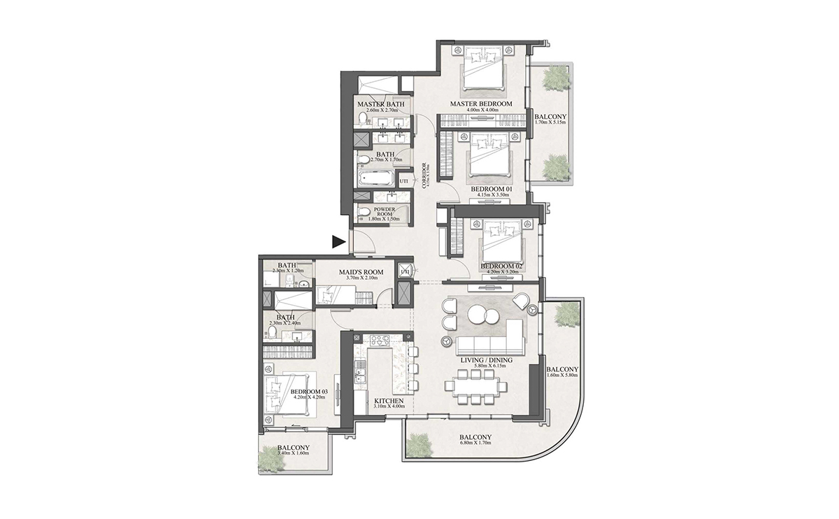 Beachgate by Address | Apartments in Dubai