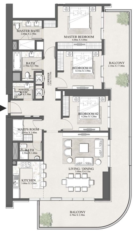 Emaar Beachgate | Apartments, Penthouses in Dubai