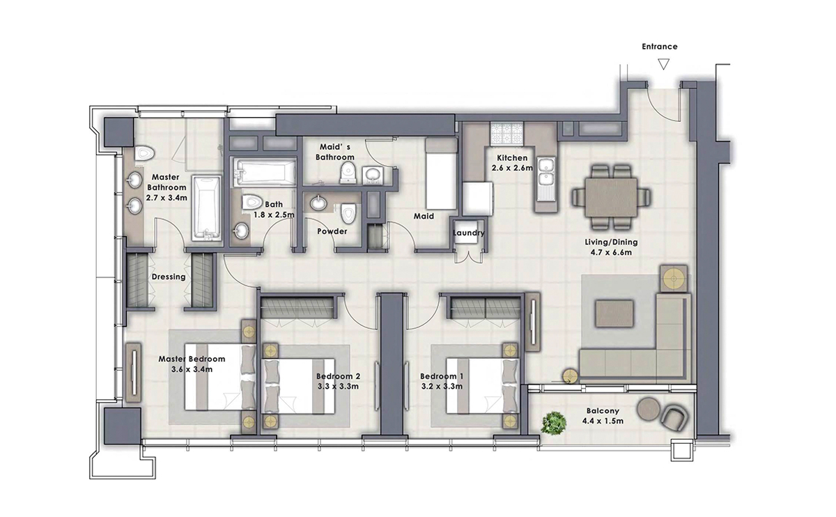 Forte Apartments at Opera District | Apartments in Dubai