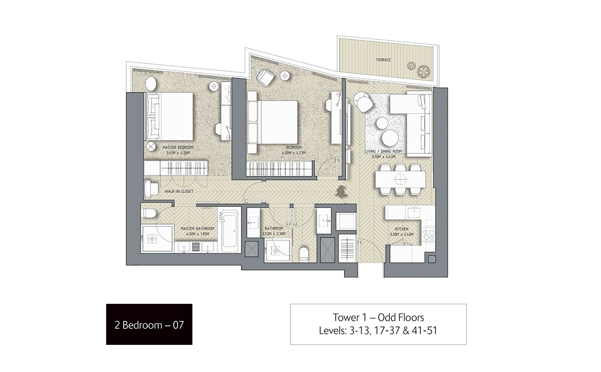 The Address Residences Dubai Opera | Apartments in Dubai