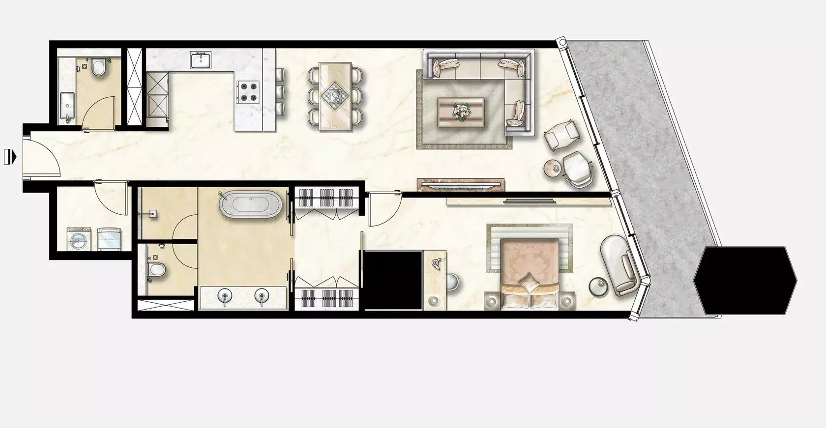 Maryah Plaza | Apartments in Abu-Dhabi