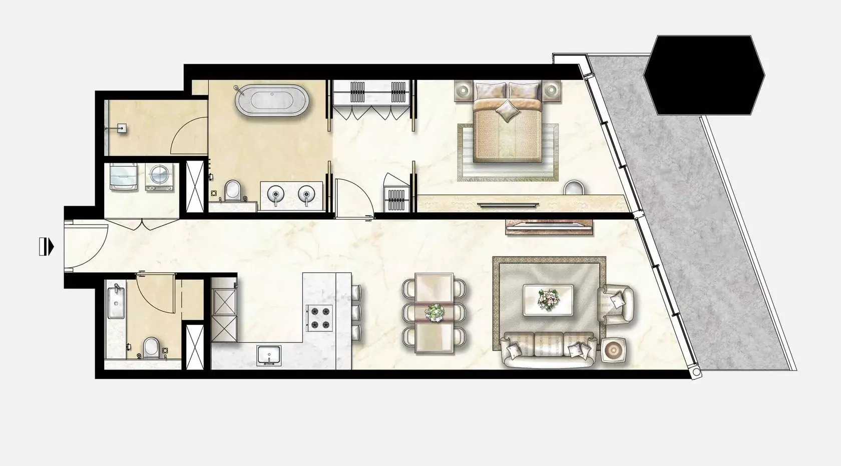 Maryah Plaza | Apartments in Abu-Dhabi