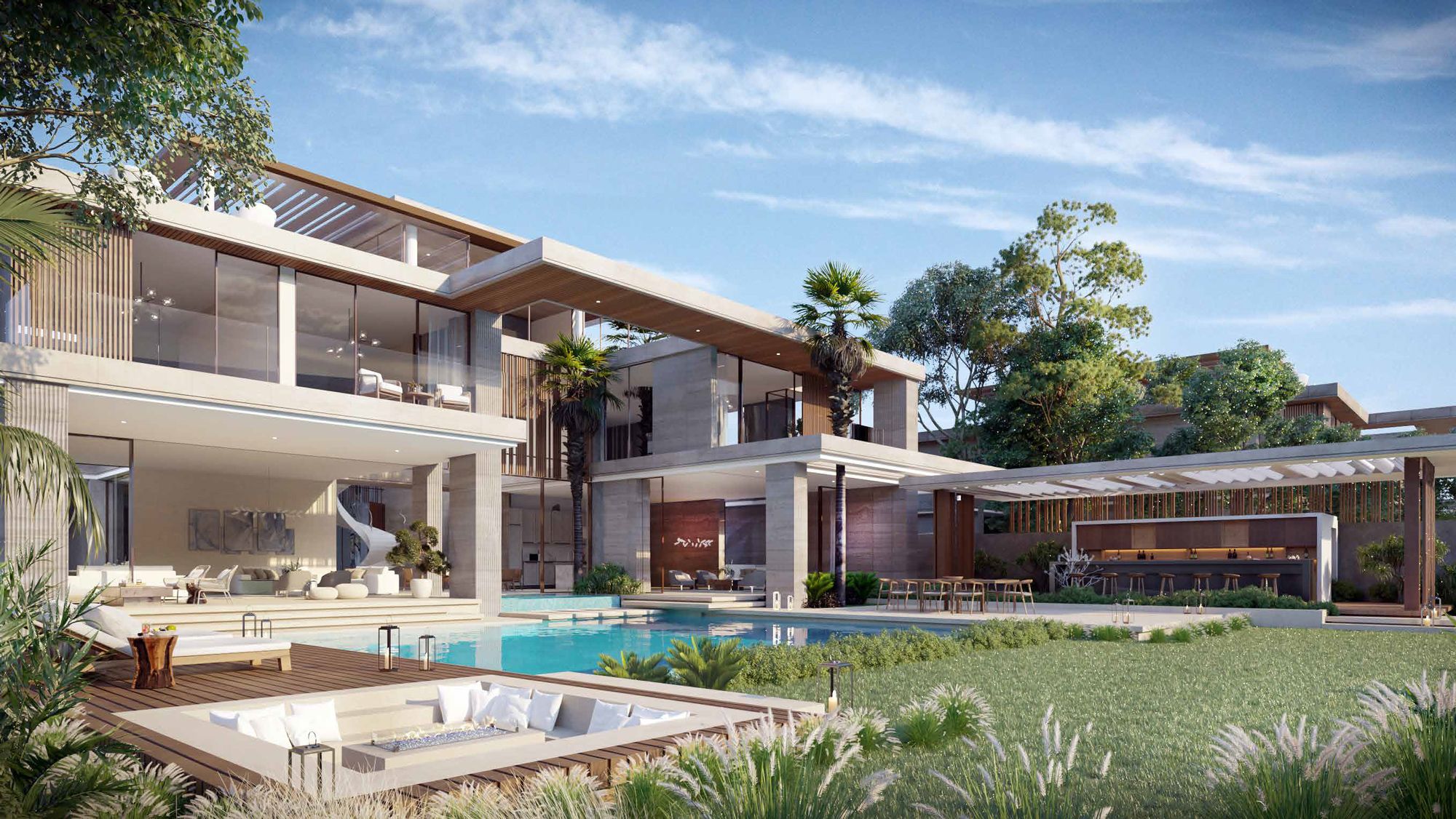 Floor plans and Master plan for Calia Beach Collection, Dubai