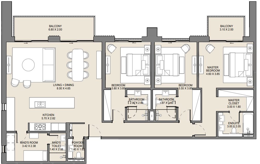 Jomana MJL | Apartments in Dubai
