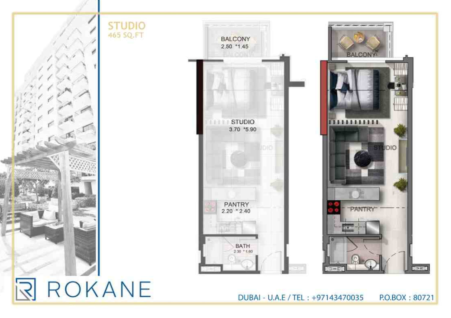 Rokane G-24 tower | Apartments in Dubai