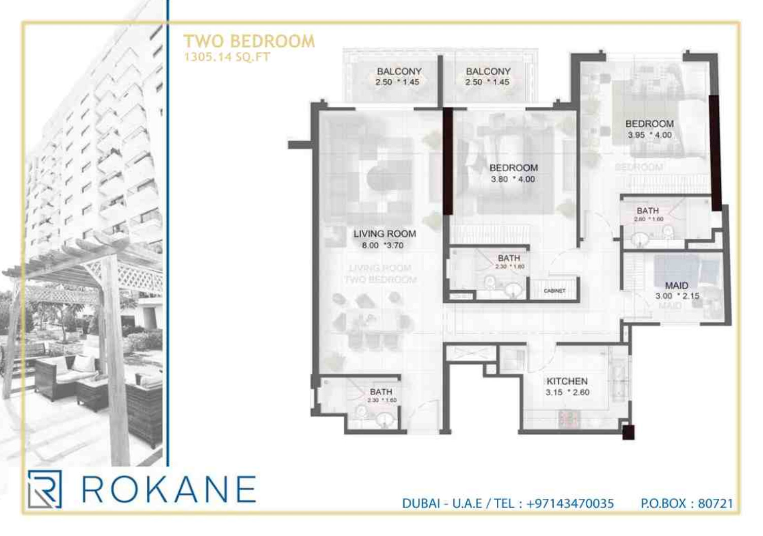 Rokane G-24 tower | Apartments in Dubai