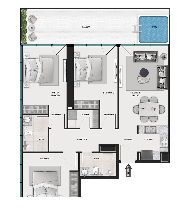 Samana Barari Lagoons | Apartments, Duplexes in Dubai