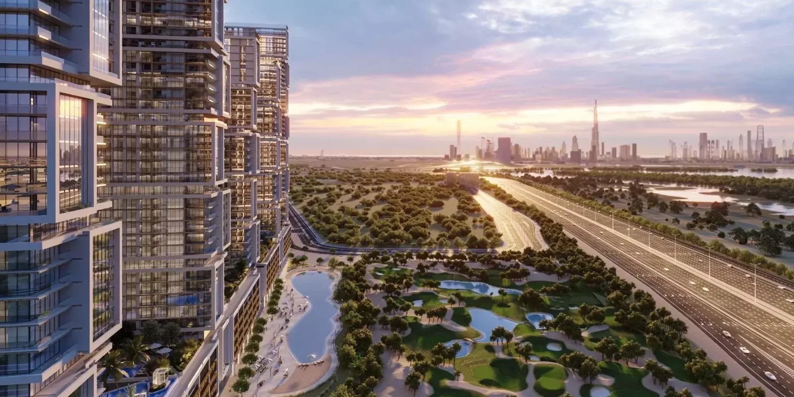 Floor plans and Master plan for Sobha One Golf Ridges, Dubai